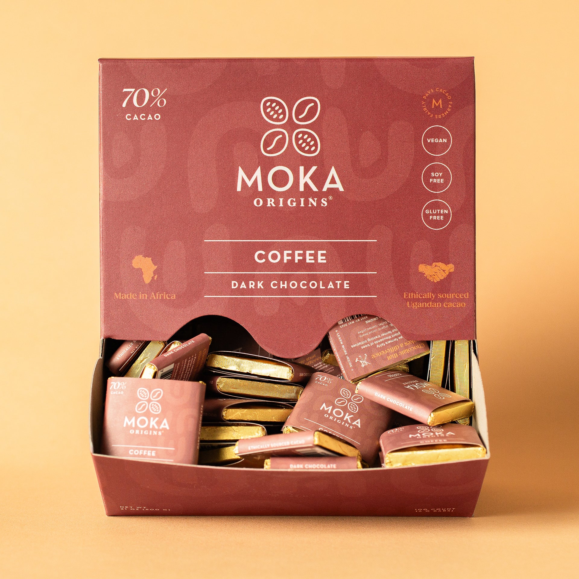 Uganda Coffee Mini Chocolates Box – Moka Origins