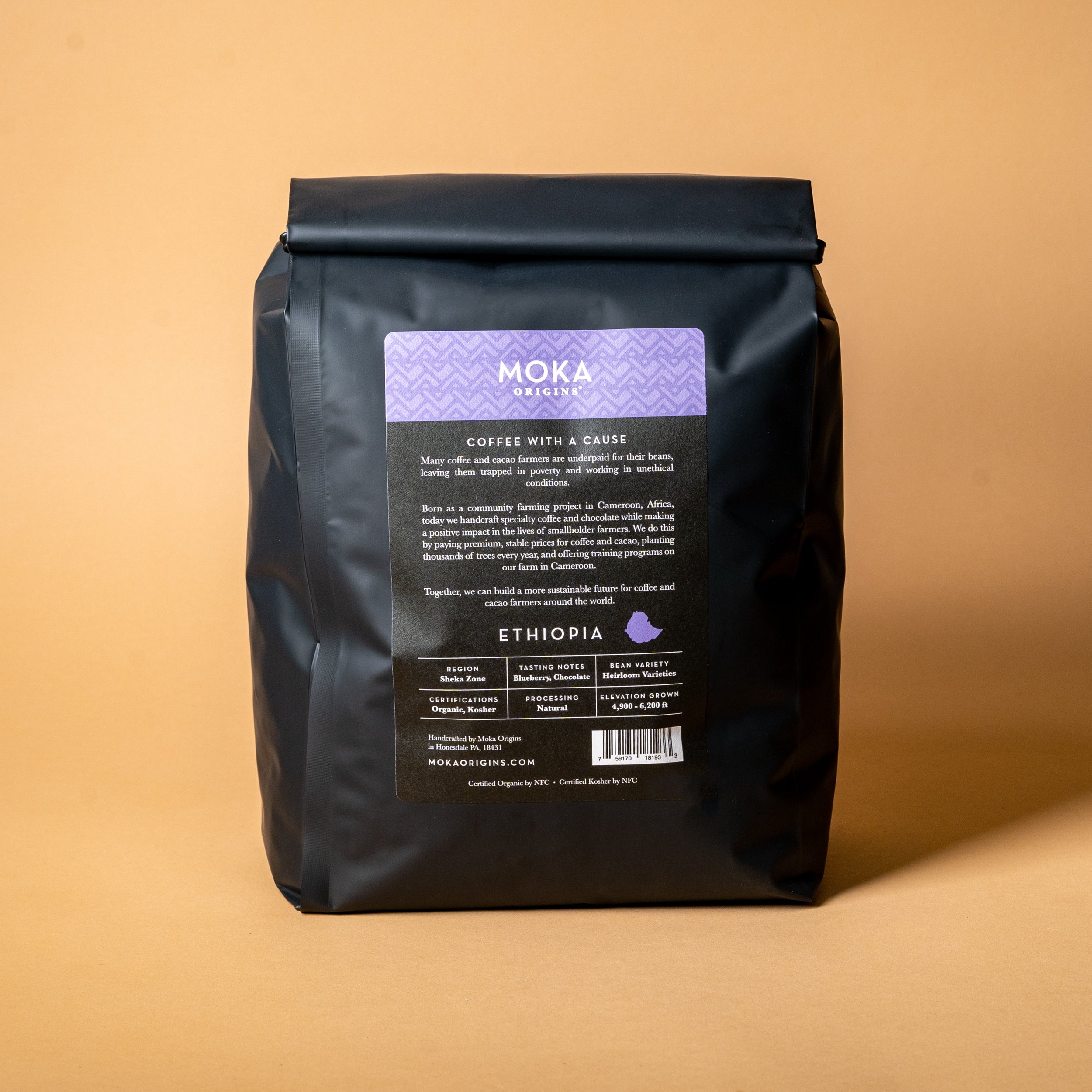 Ethiopia Masha Farm Coffee 5lb – Moka Origins